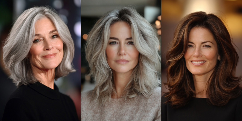 27 Stunning Medium Length Haircuts for Women Over 50 in 2025 – The ...